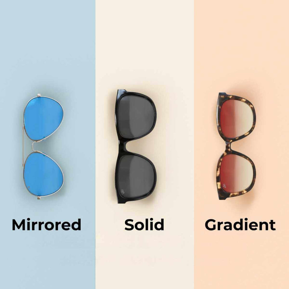 Mirrored vs Solid vs Gradient Lenses: Petite Sunglasses Guide – ello ...